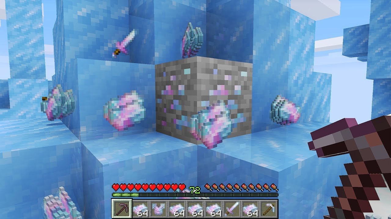 I found a new ore better than netherite in Minecraft