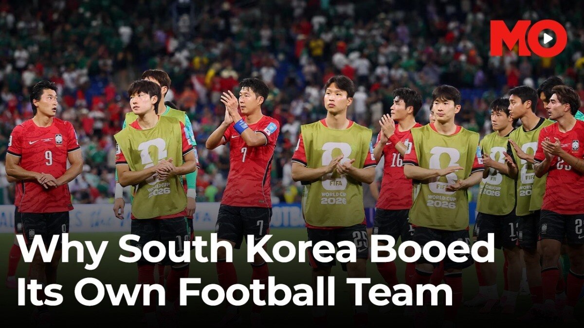 Why did South Korea boo their own team?