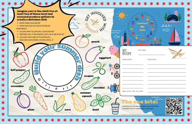New placemat aims to connect kids with their food