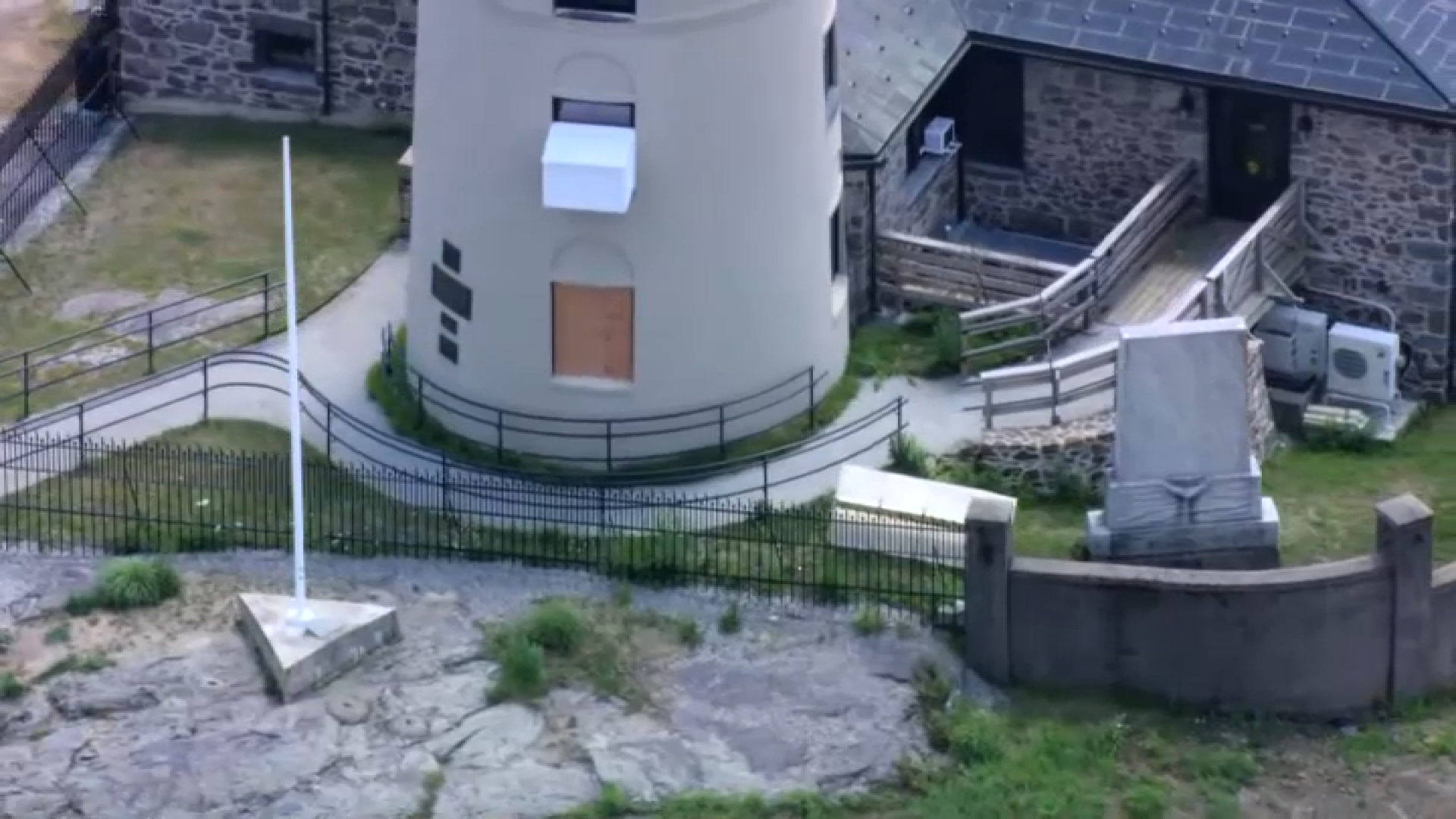 Window-smashing vandalism closes historic Blue Hills Observatory in Milton
