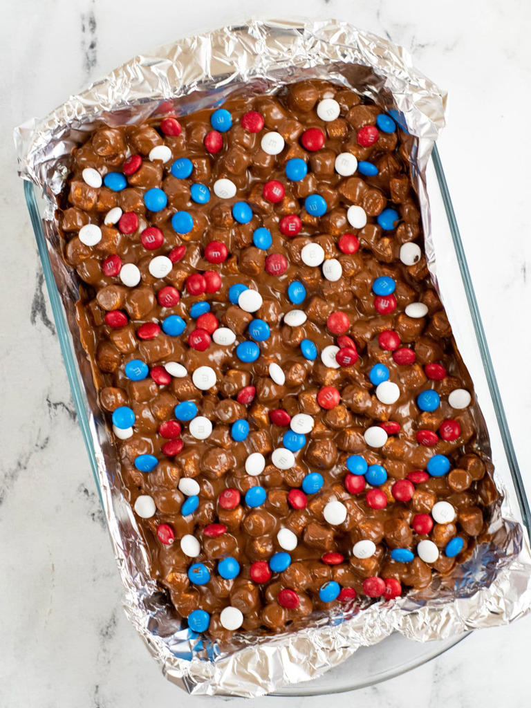 Butterscotch marshmallow squares - Perfect for the 4th of July