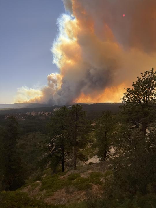 Babylon fire nears 50,000 acres, four structures lost