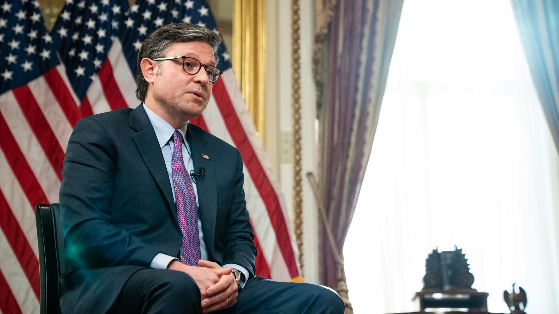 Mike Johnson reflects on balance of powers in exclusive interview