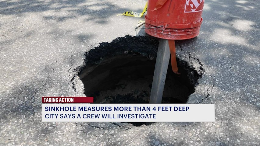 Taking action: Canarsie neighbors demand action as growing sinkhole ...