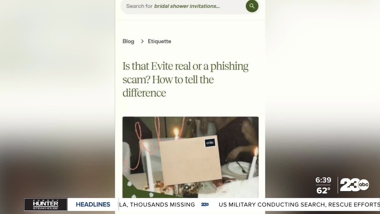 BBB: Party invitation scam