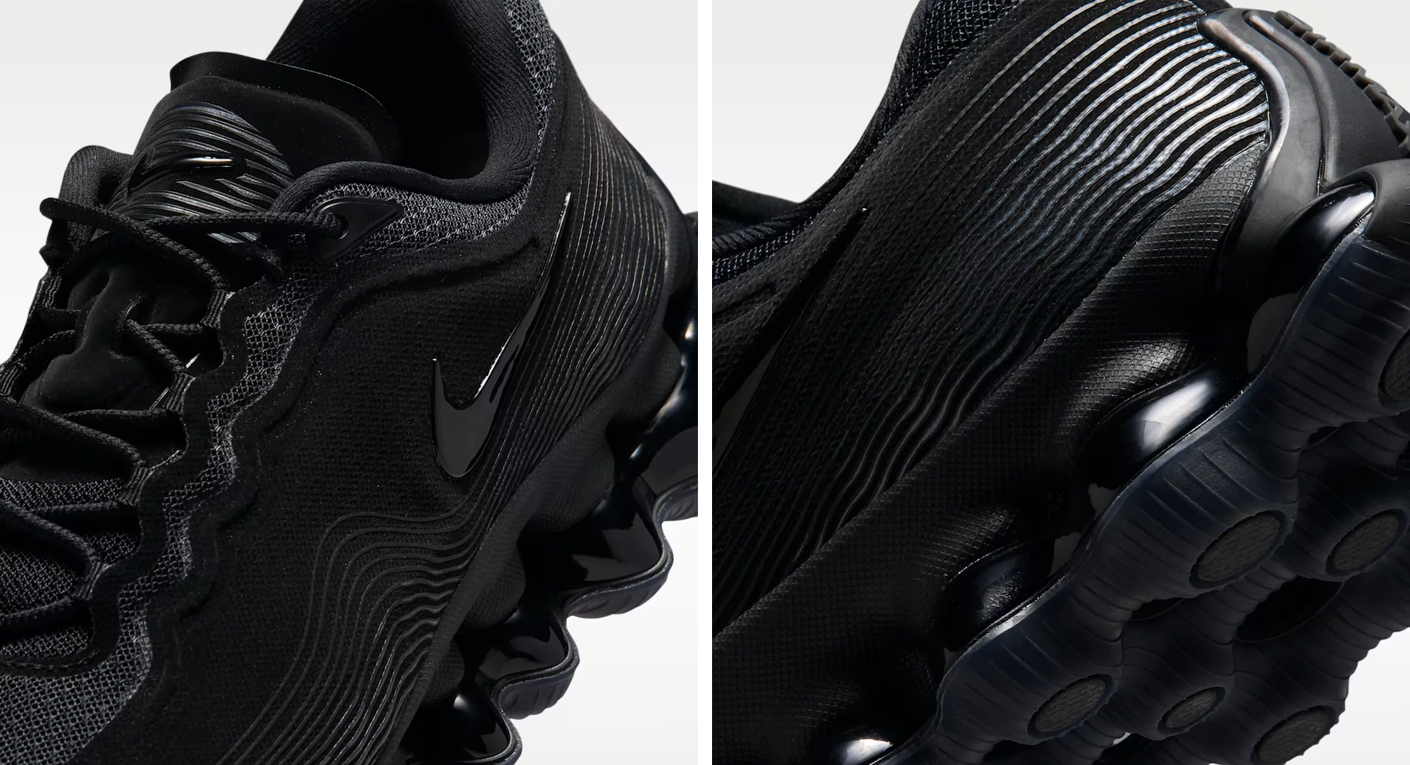 Nike gives futuristic Air Liquid Max new all-black look with waves