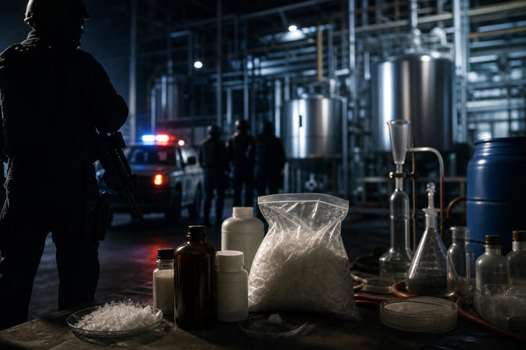 Anti-Narcotics Task Force raids firm in Kurkumbh, seizes chemicals for ...