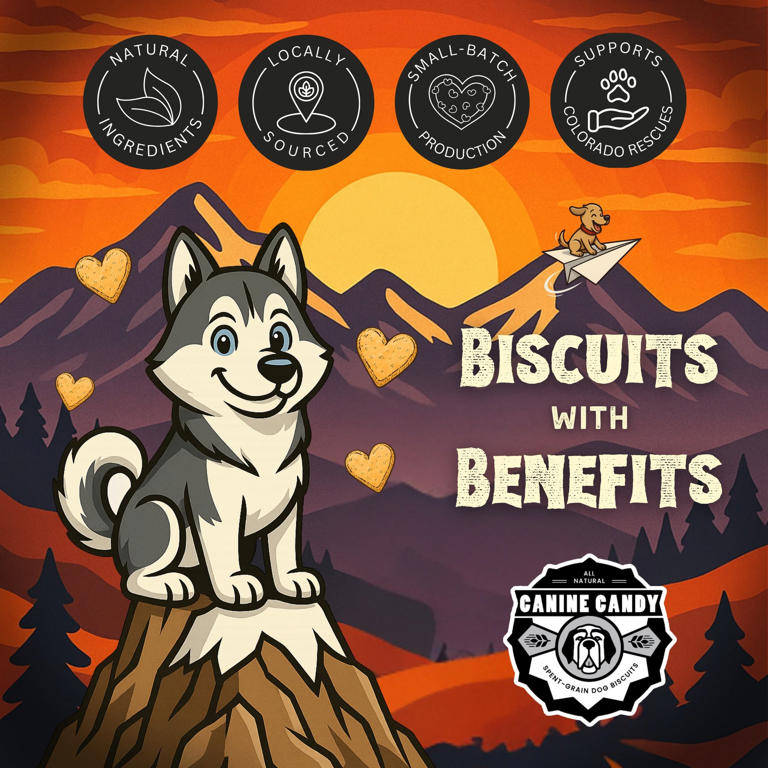 Canine candy biscuits: Healthy dog treats made from leftover beer grain