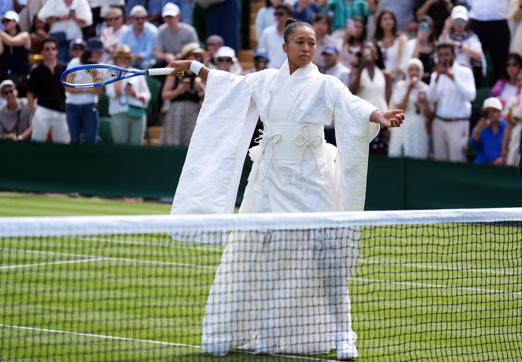 Naomi Osaka inaugura Wimbledon con un kimono que celebra sus raíces