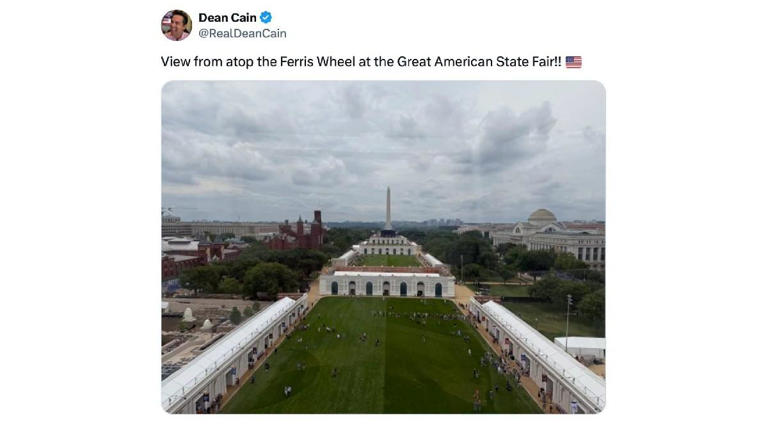 Actor Dean Cain insists 'tons of people' were at Donald Trump's state ...
