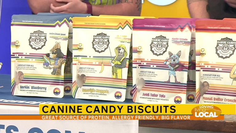 Canine candy biscuits: Healthy dog treats made from leftover beer grain