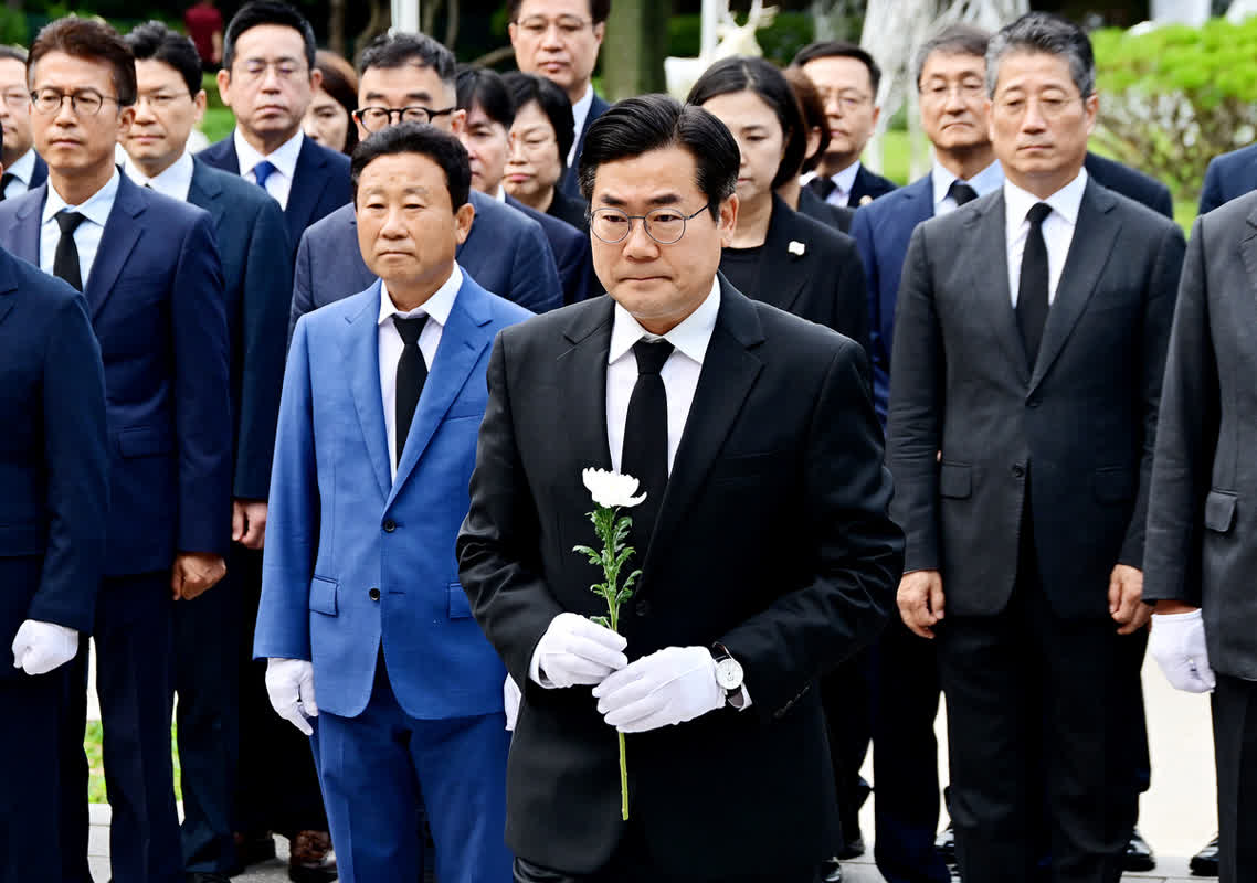 박찬대 민선 9기 인천시장 취임…"ABC+E 전략으로 압도적 경제도시 도약"