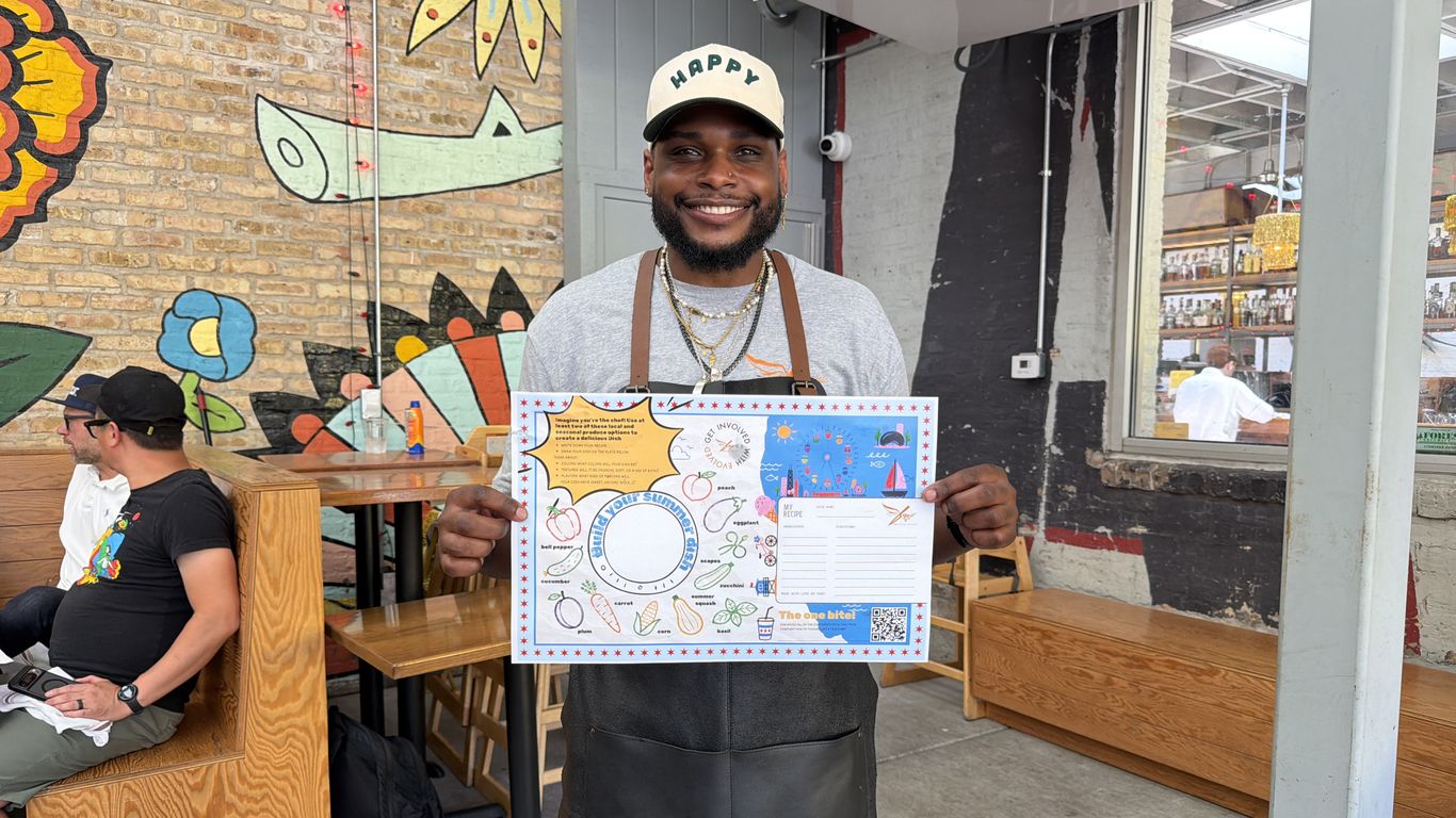 New placemat aims to connect kids with their food