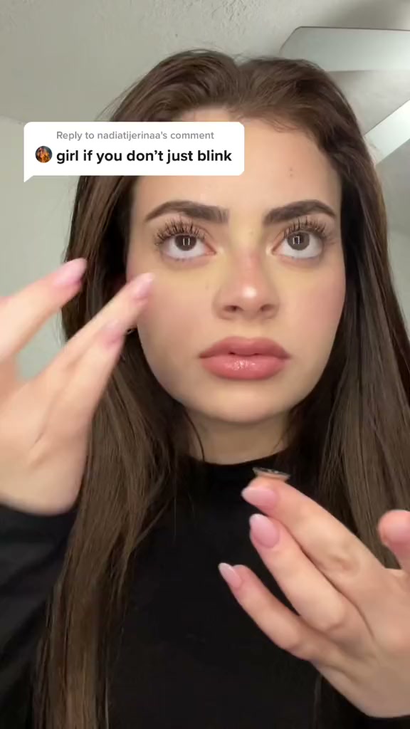 Why I never blink on camera with my contact lenses in