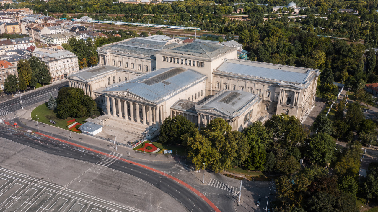 Have you seen Budapest’s Museum of Fine Arts from above?