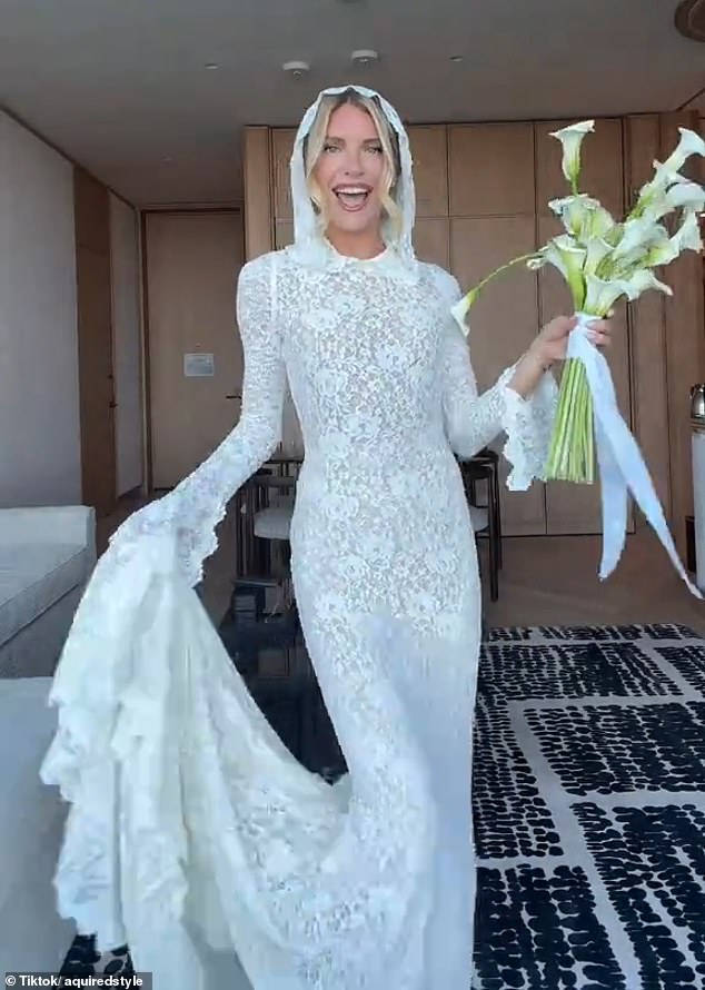 Influencer is brutally roasted over her 'atrocious' wedding dress