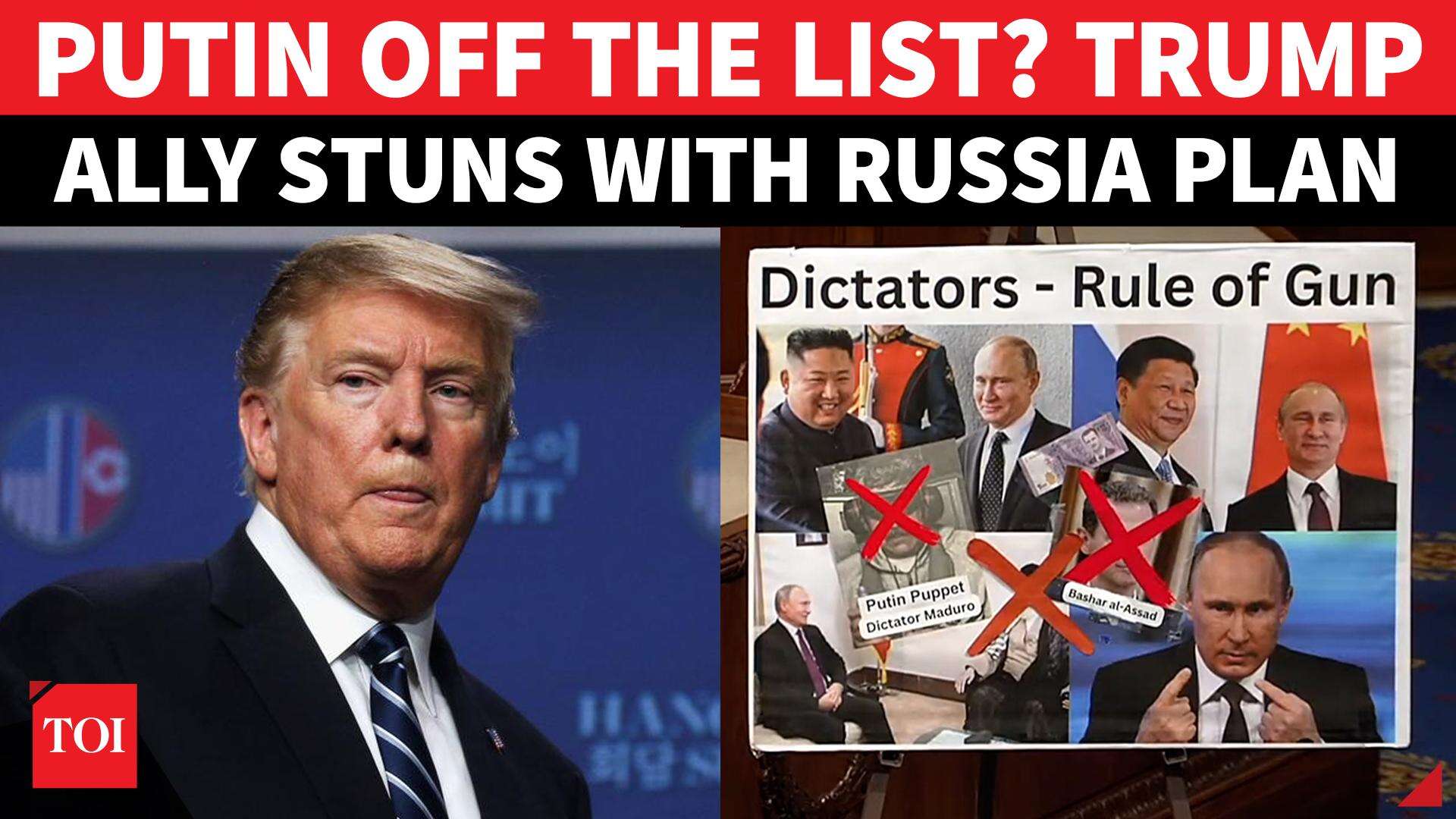 Trump's next target: Lawmaker crosses Putin, Xi from hit list; reveals ...