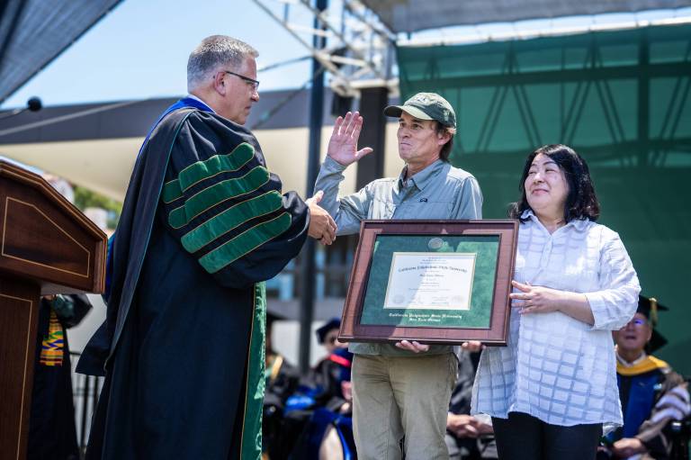 Cal Poly honors Sean Hillman with posthumous degree
