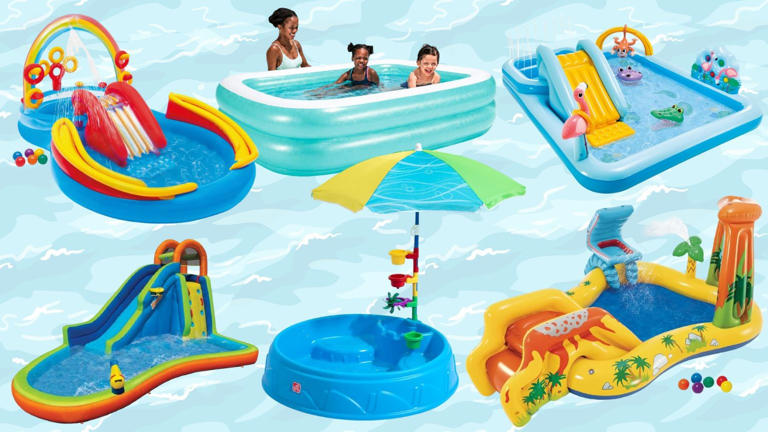 Beat the heat with these fun inflatable pools and water parks for kids