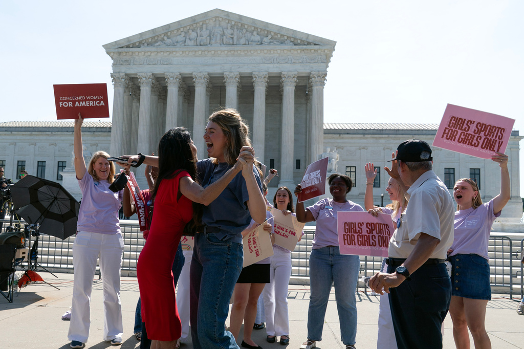Trump celebrates transgender athlete ban and campaign spending Supreme ...