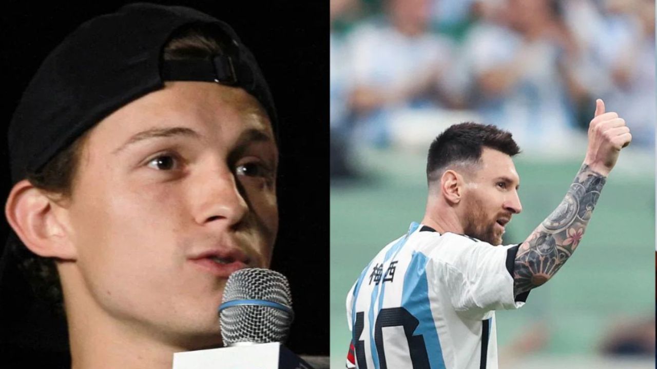 Tom Holland takes Lionel Messi on a swing ride in latest ‘Spider-Man ...
