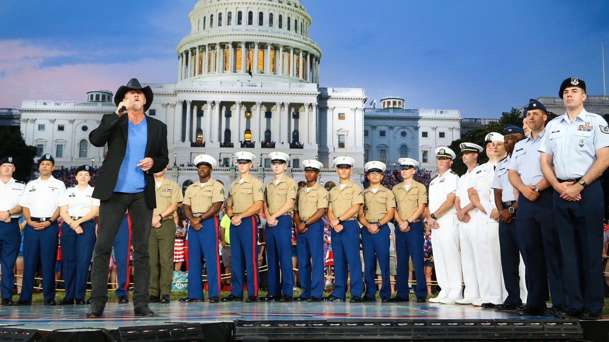 Trace Adkins will debut his first new song in years during A Capitol Fourth