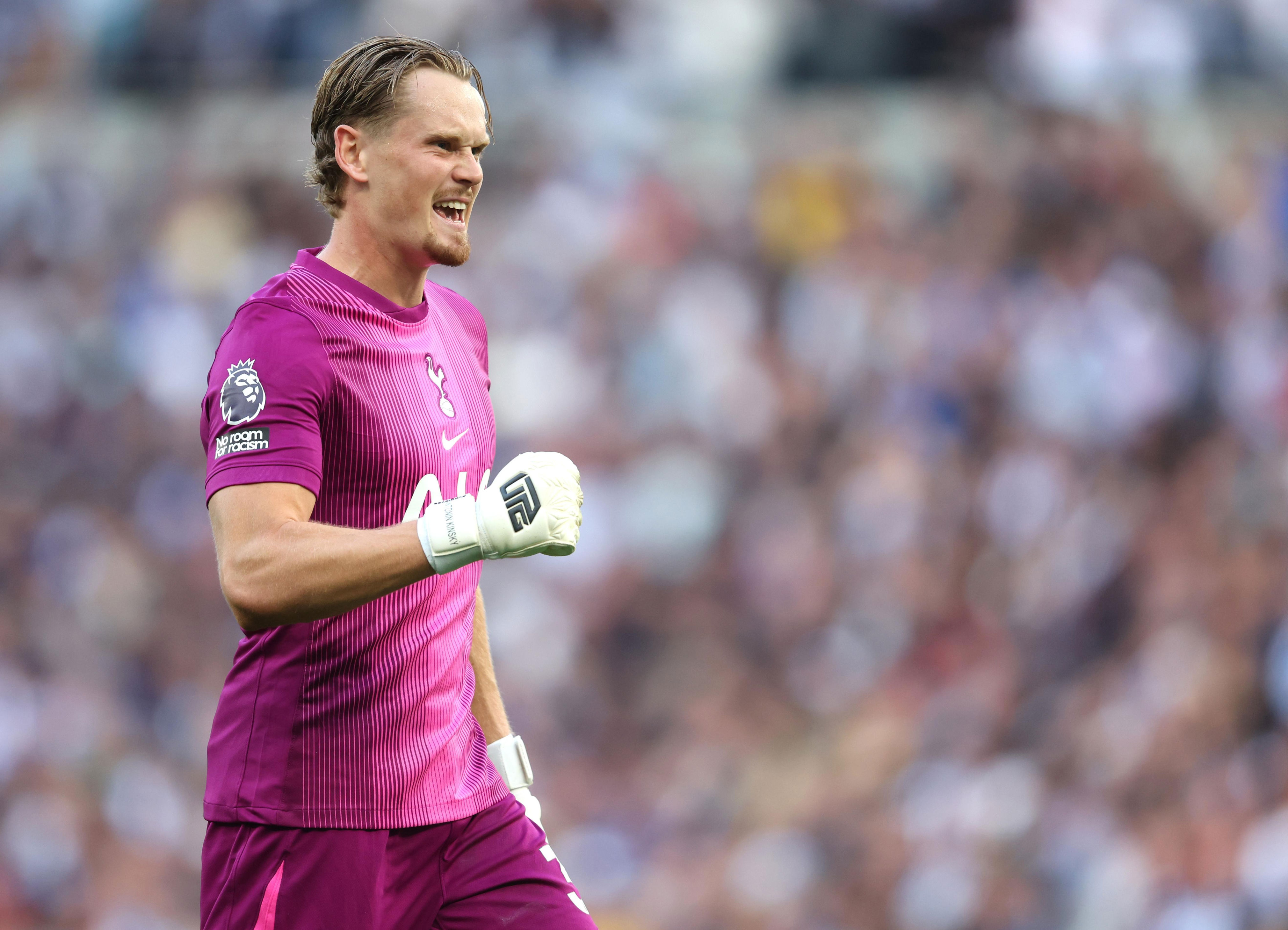 Done deal: Antonin Kinsky signs Tottenham contract extension