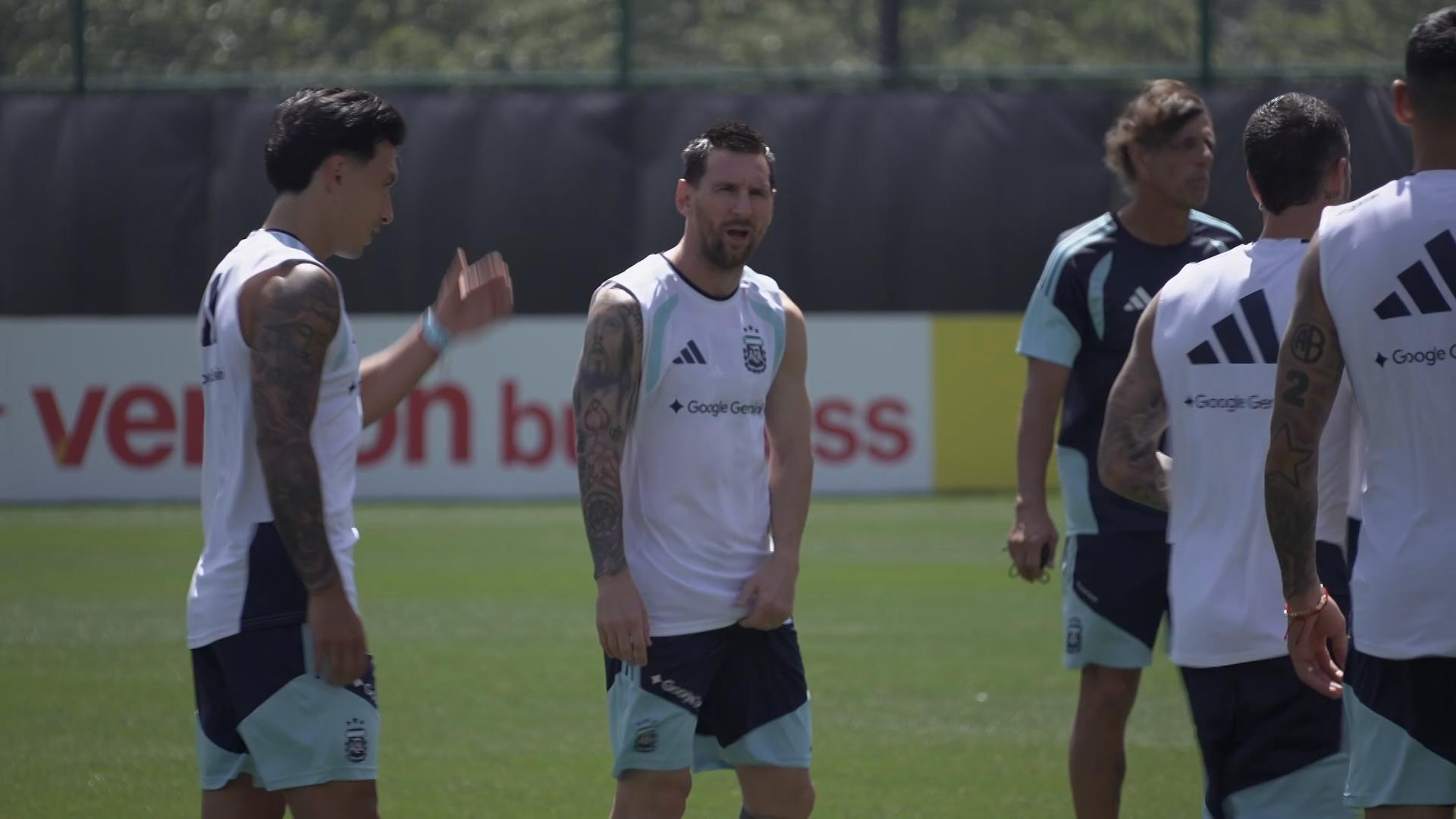 Heat wave greets Argentina at Kansas City training