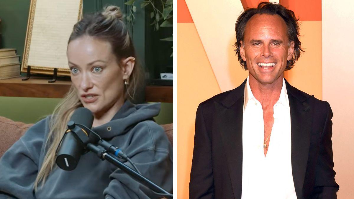 Olivia Wilde credits 'hero' Walton Goggins for 'saving my life' as she ...