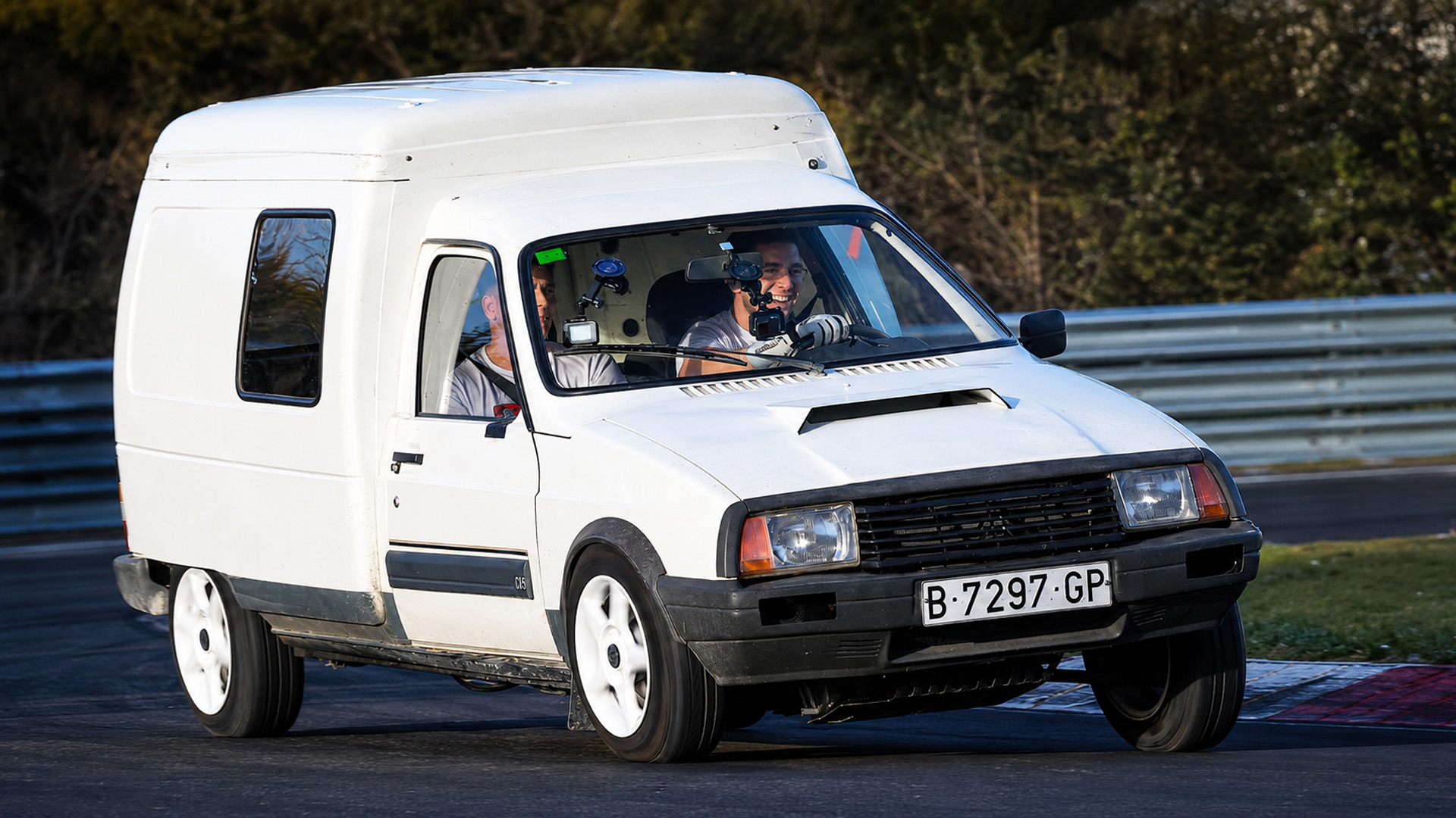 What happens when a Citroen C15 van takes on Nürburgring circuit