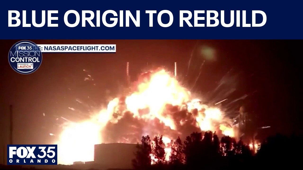 Blue Origin says early data points to first-stage issue in rocket explosion