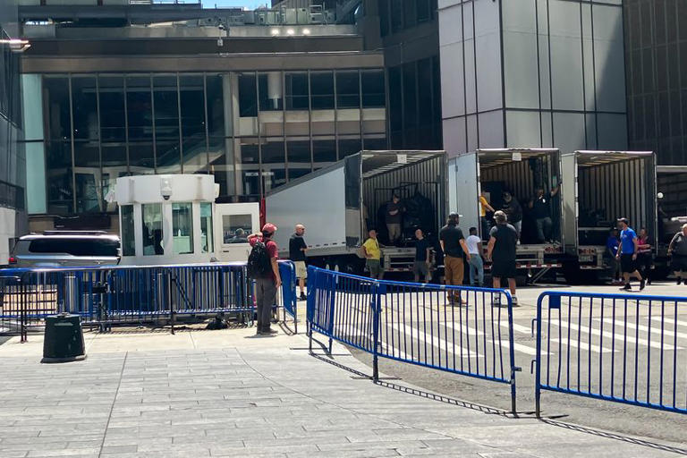 Taylor Swift wedding causes chaos in NYC as loading equipment seen at MSG