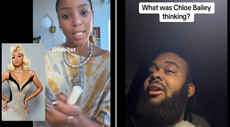Chloe Bailey destroys a man who said she looked a hot mess at the BET ...