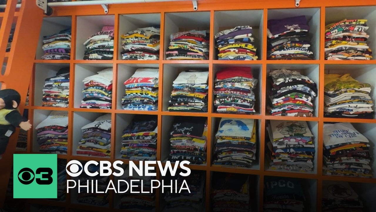 Vintage T-shirt collector is keeping Philadelphia's past alive