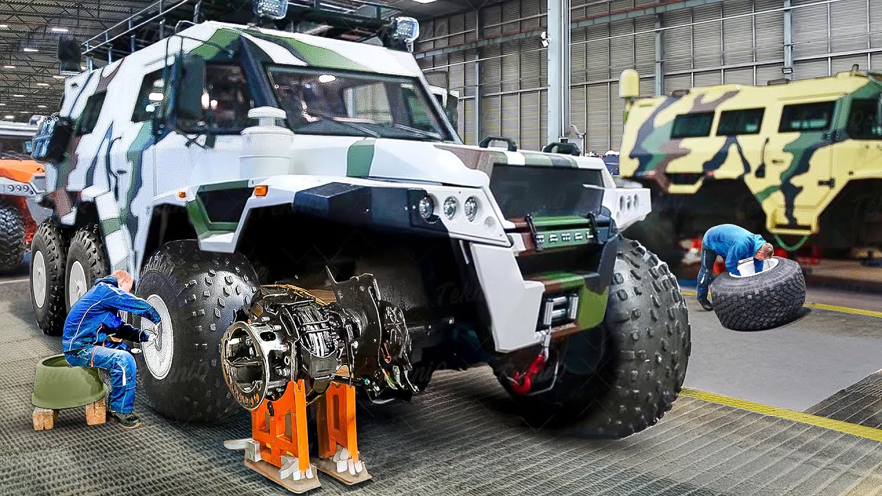 Inside Russian factory building world’s largest 8x8 ATVs