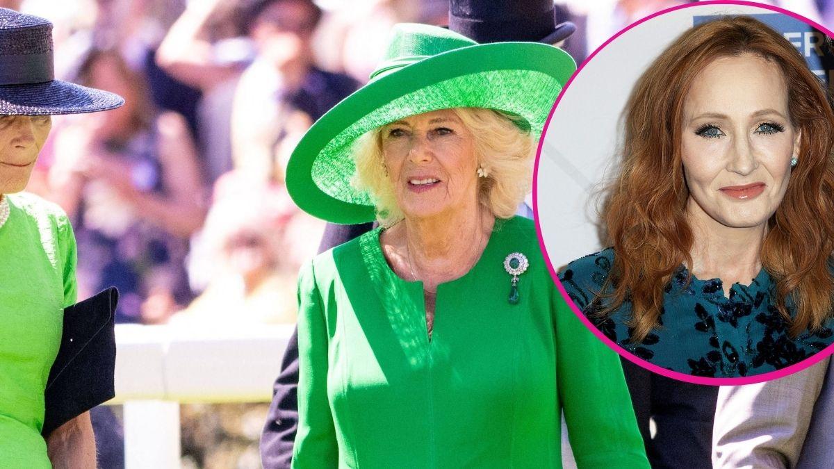 Queen Camilla slammed for taking photos with JK Rowling during Pride ...