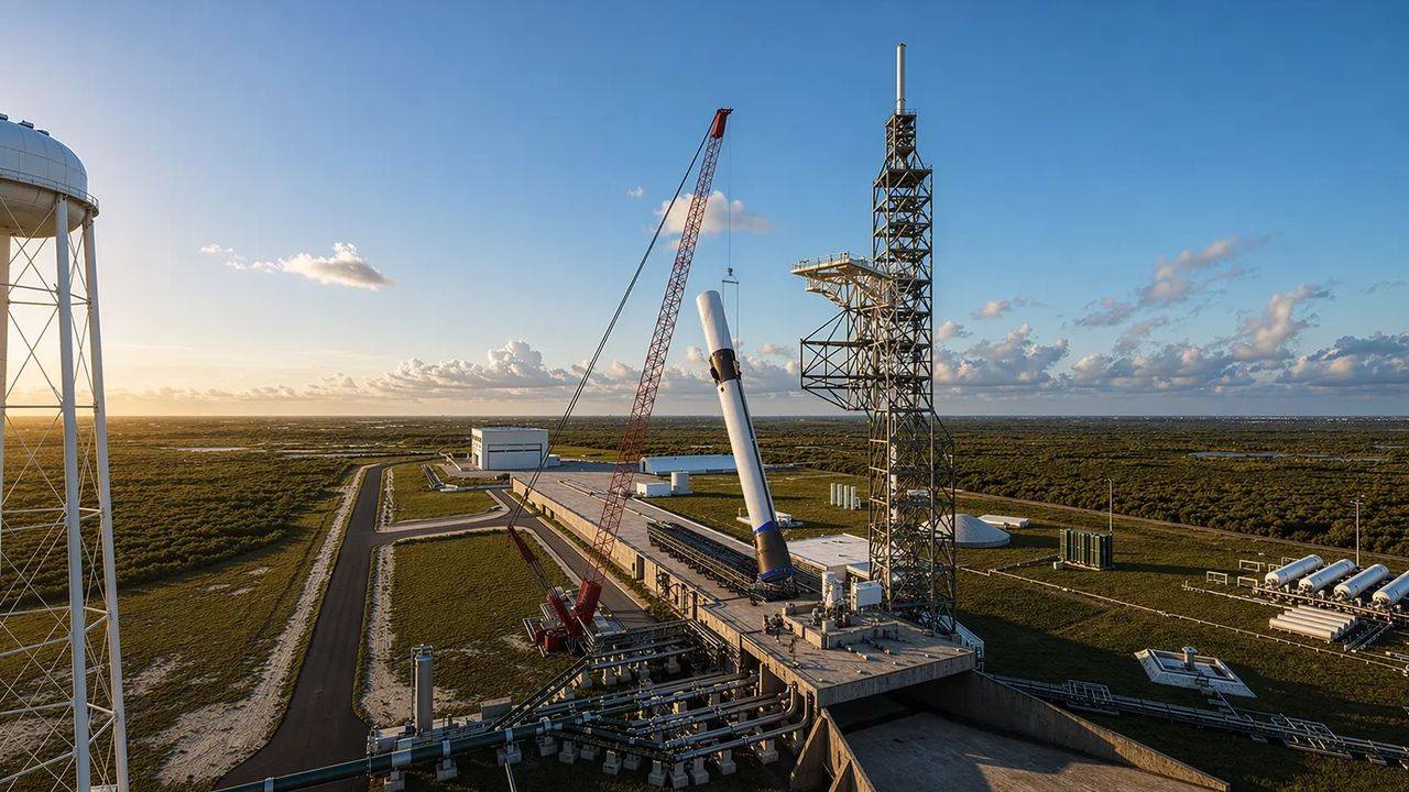 Blue Origin starts rebuilding launch pad damaged by New Glenn rocket ...