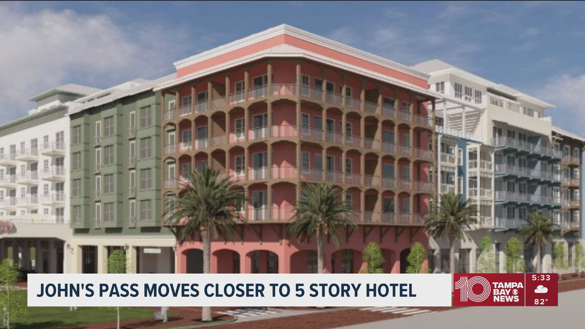 Proposed 5-story hotel clears first hurdle at John's Pass, drawing ...