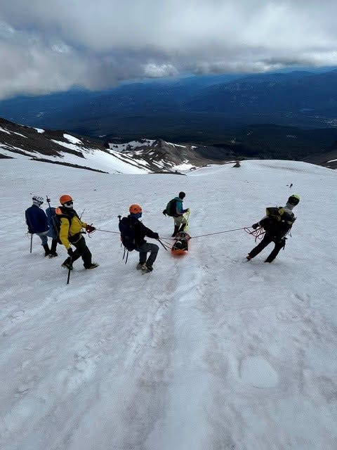 Novice climber survives 1,500-foot fall on popular Mt. Shasta route