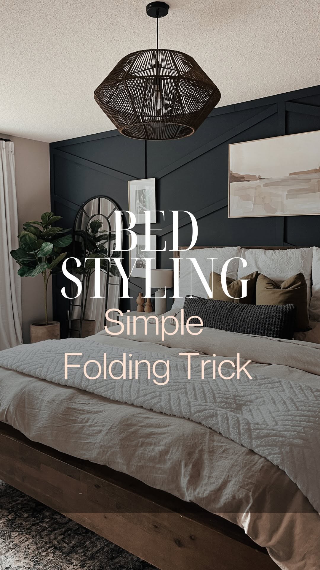 A simple bed styling trick that instantly elevates your bedroom