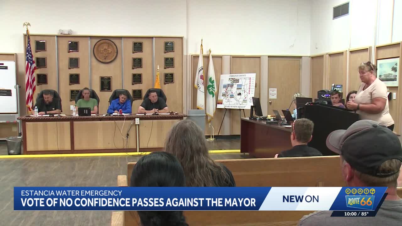 Estancia passes unanimous vote of no confidence against mayor