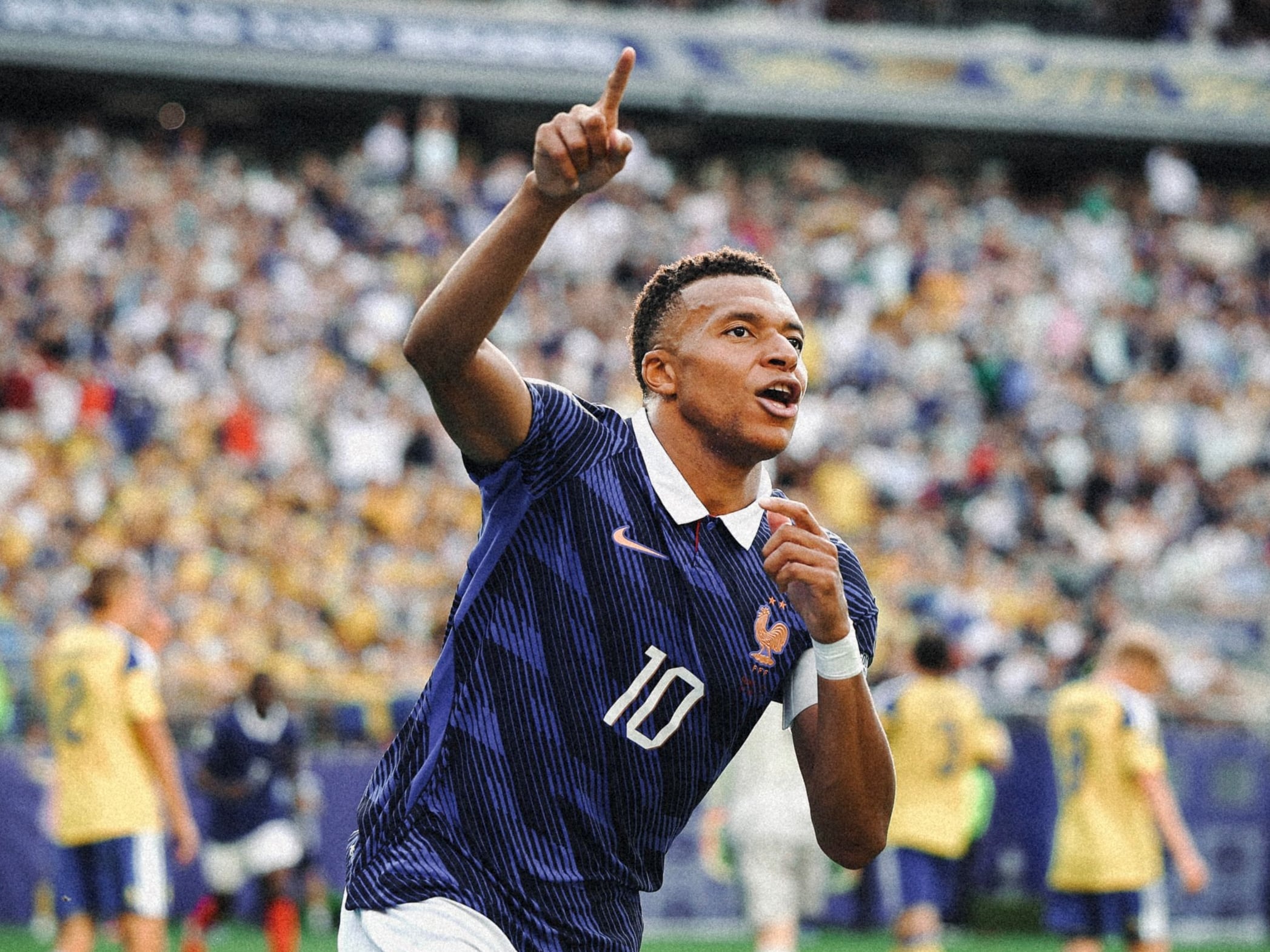 How do Kylian Mbappe's World Cup stats stack up against Lionel Messi's?