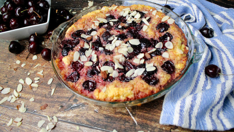 Bake this cherry almond tart when fresh cherries are abundant and in ...