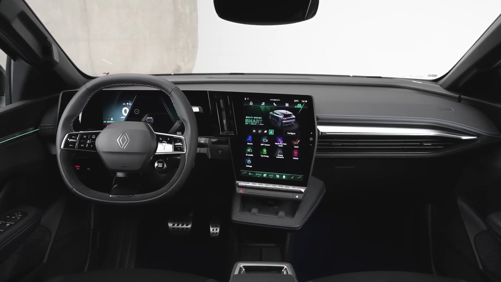 New Renault Megane E-Tech electric interior design