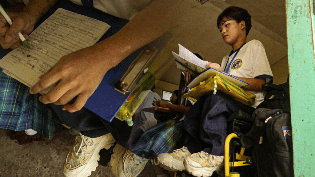 Talisay City student, a 'symbol of unbroken human spirit'