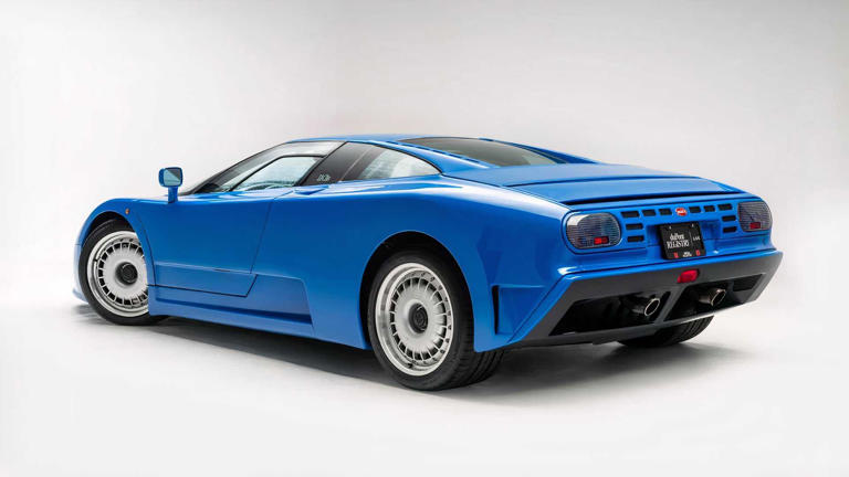A Bugatti EB110 GT prototype just hit the market