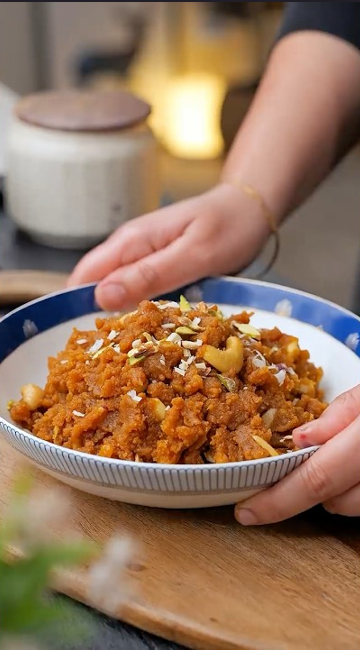 Guilt free carrot halwa no sugar recipe