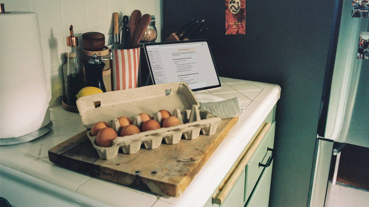 Transform your old iPad into a stylish kitchen screen with this simple ...