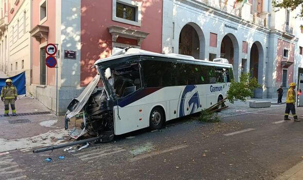 Lleida bus crash: 12 ambulances swarm street after horror incident ...