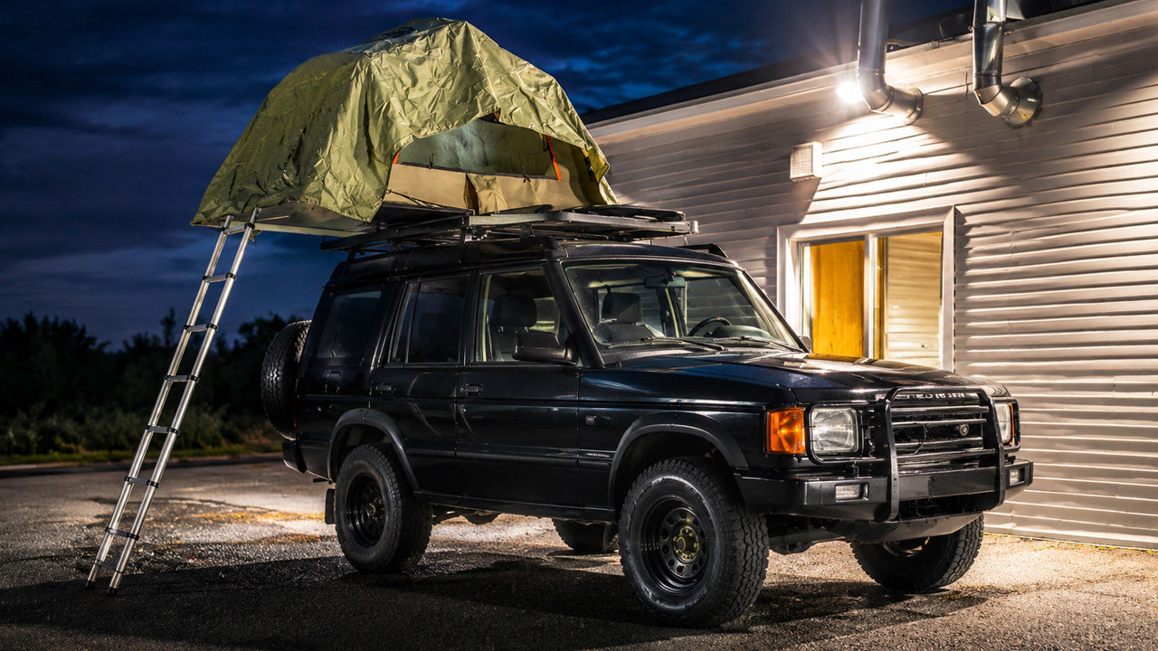 Cheap Land Rover becomes a risky luxury camper